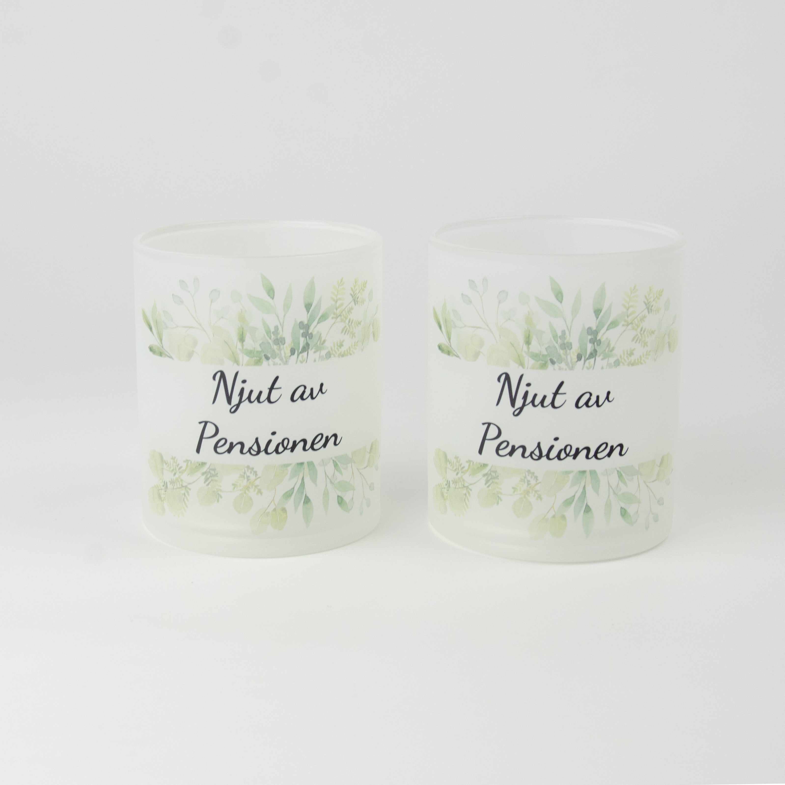 Ljuslykta till pensionär | Njut av pensionen | 2-pack